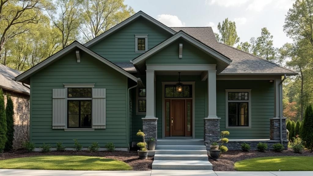 Beautiful Sage Green House Exterior Color Palettes for Outdoor Elegance